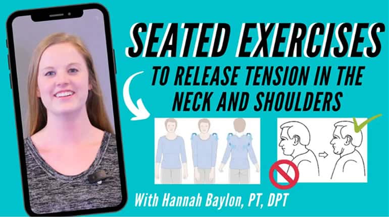 Seated Exercises To Release Tension In The Neck And Shoulders